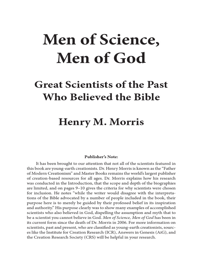 Great Scientists Who Believed in God | PDF | Creationism | Science