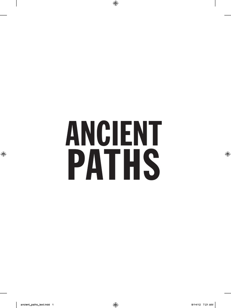 Ancient Paths Text | PDF | English Standard Version | Silence