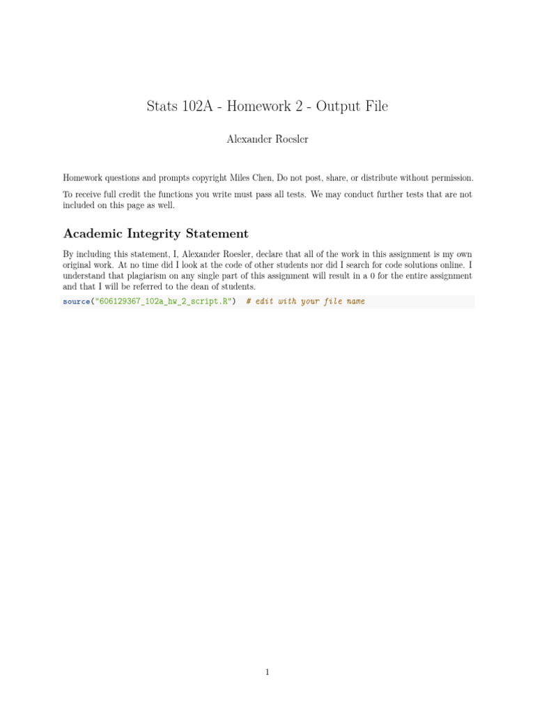 102a HW 2 Output | PDF