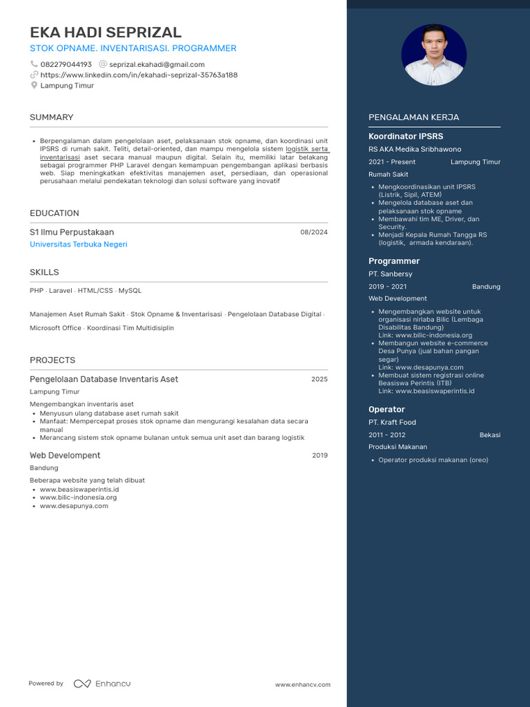 Eka Had I Sep Rizal Resume | PDF