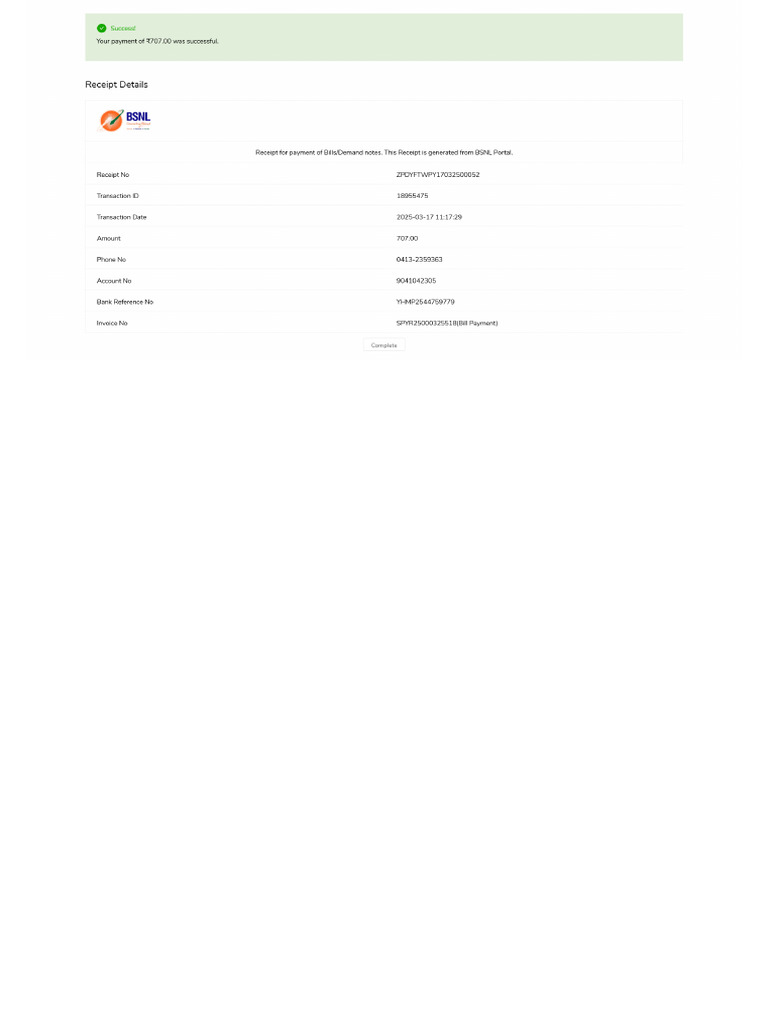 Receipt | PDF