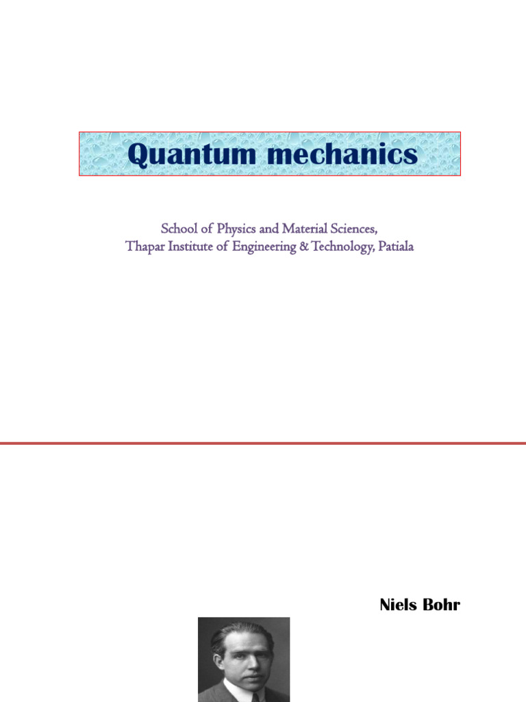 Understanding Quantum Mechanics Concepts | PDF | Wave Function ...