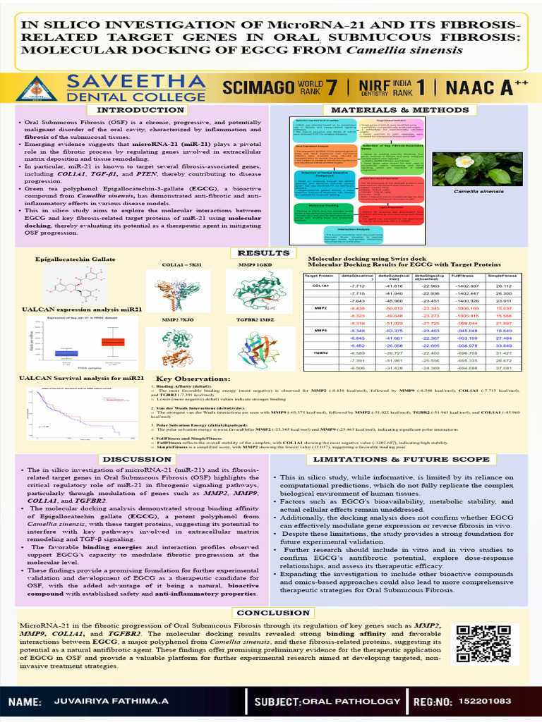 StarSummit2025 FinalTemplate (3) 6 | PDF | Docking (Molecular) | Inflammation