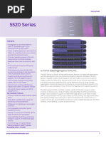 5520 Extreme Datasheet | PDF | Network Switch | Computer Network