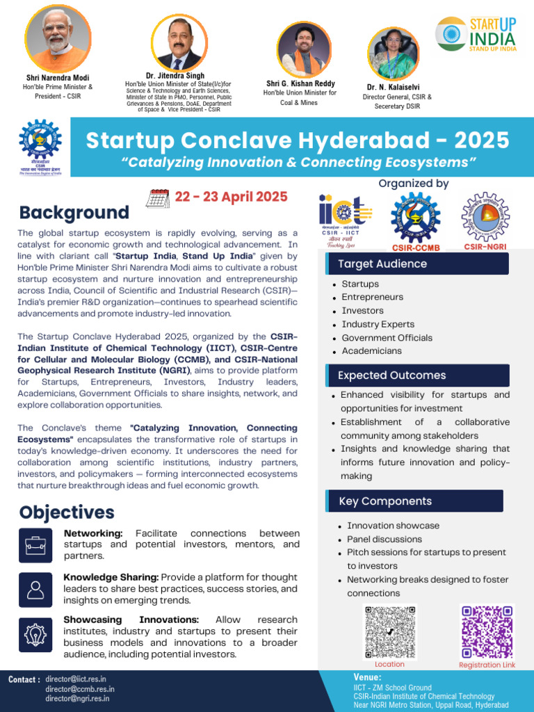 StartupConclave Flyer Final | PDF | Startup Company | Small Business & Entrepreneurs