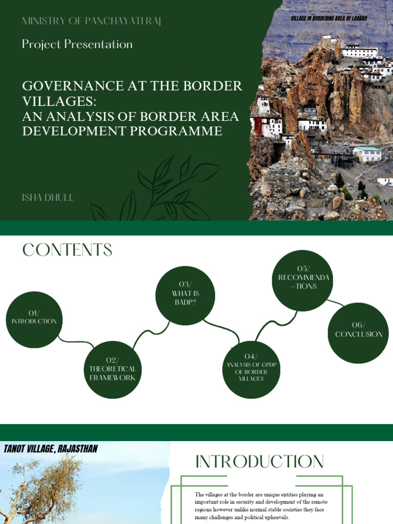 Border Village Governance Analysis | PDF | Government Of India