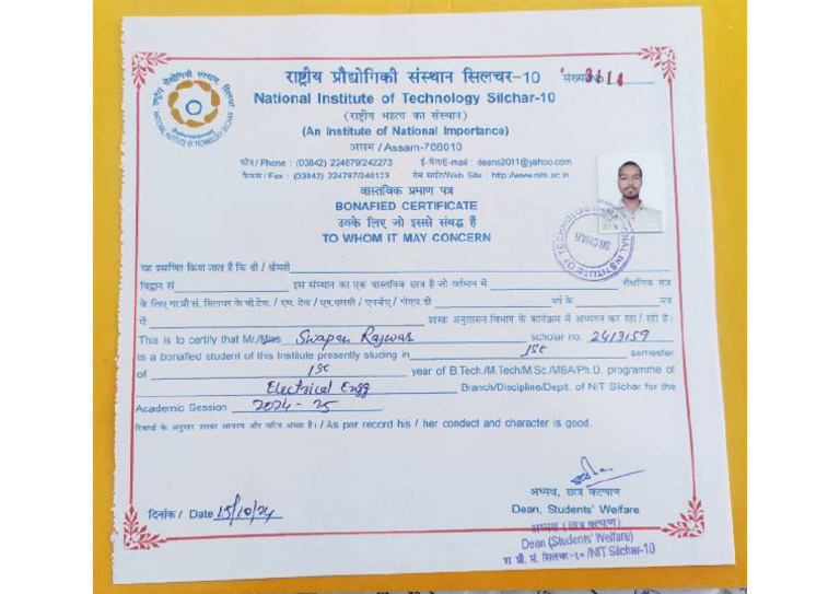 Bonafide Certificate... Compress | PDF