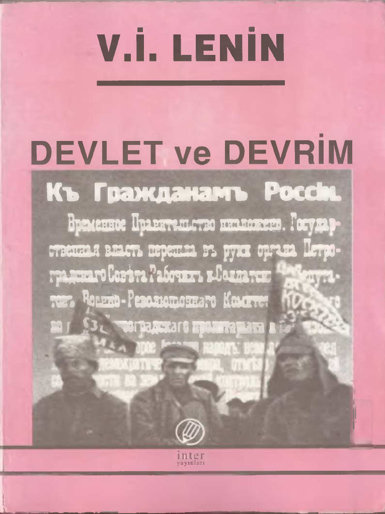 V I Lenin Devlet Ve Devrim | PDF