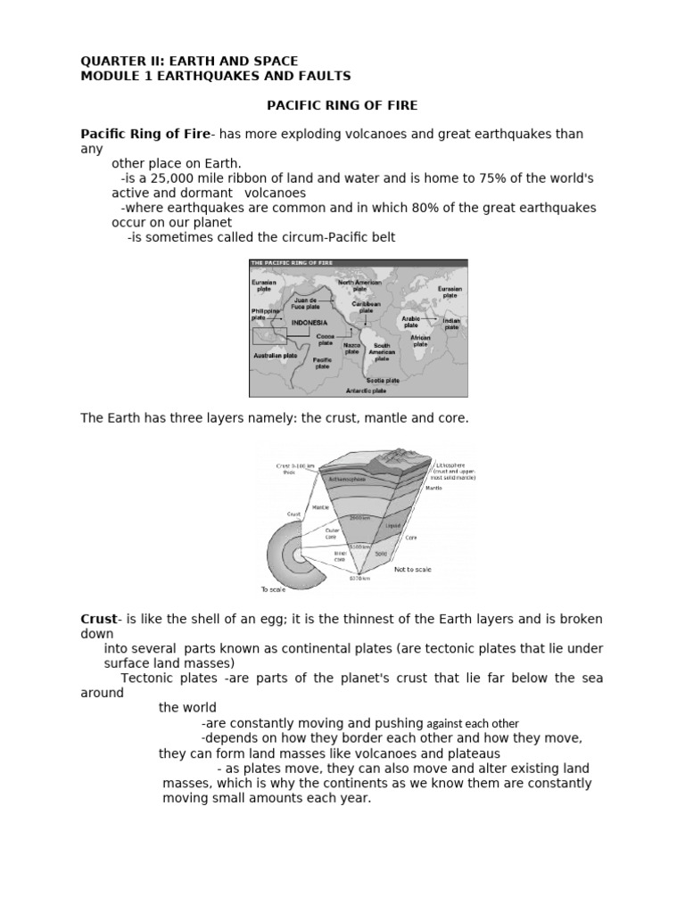 Pacific Ring of Fire New | PDF | Fault (Geology) | Plate Tectonics