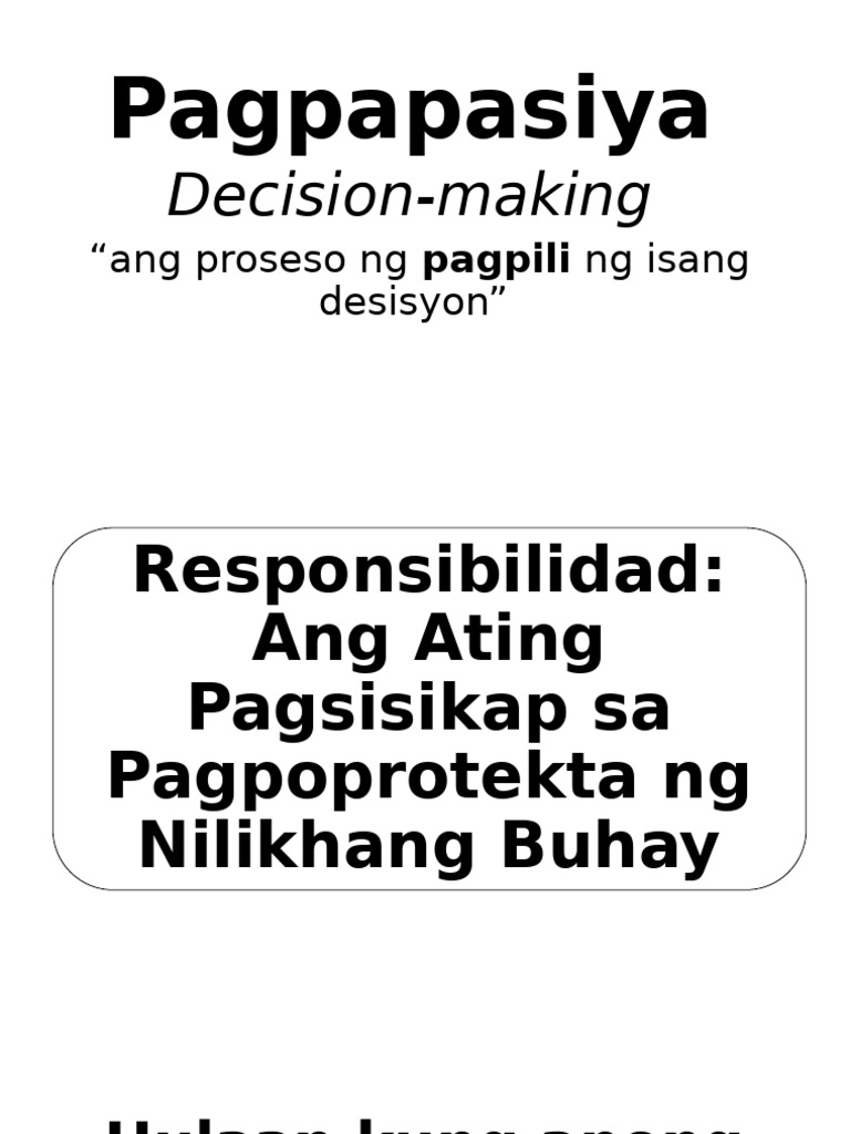 Ang Ating Pagsisikap Sa Pagpropekta | PDF