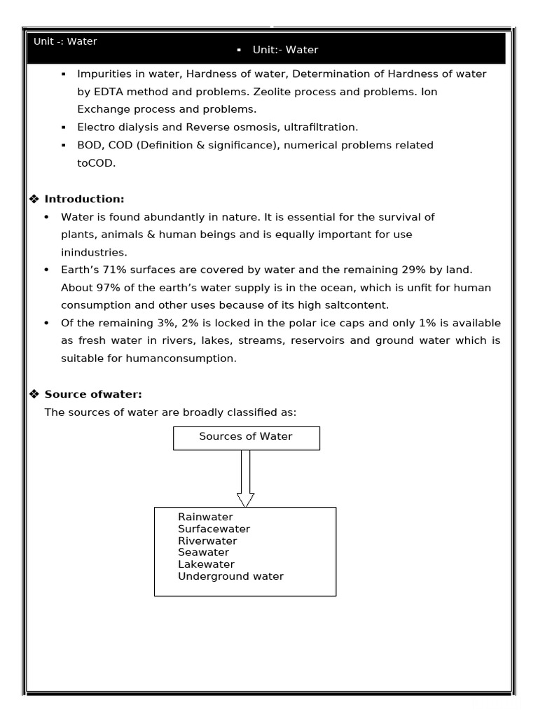 Water Impurities and Hardness Analysis | PDF | Water | Chemistry