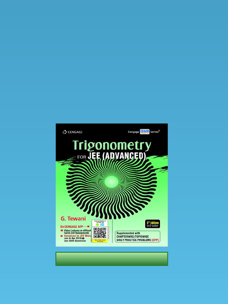 Trigonometry for JEE (Advanced), 3rd edition SOULTIONS G. Tewani pdf download | PDF ...