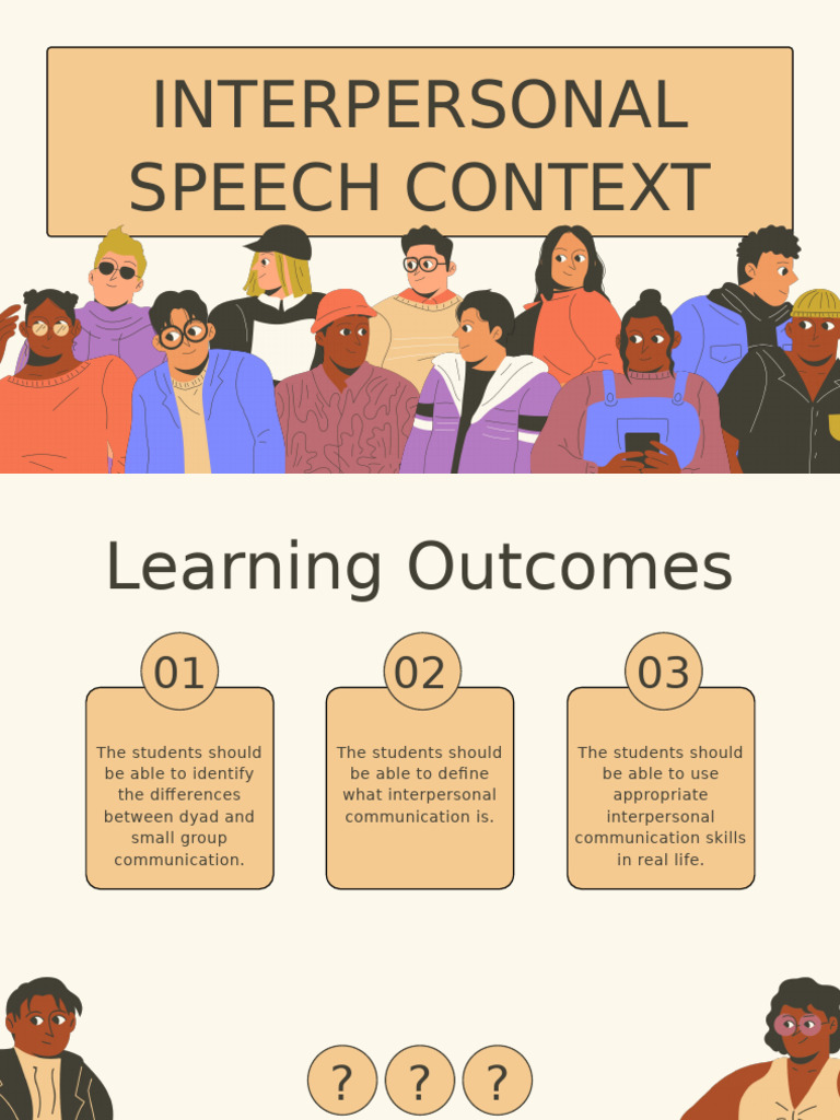 Interpersonal Speech Context | PDF