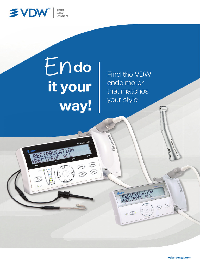 VDW Dental Endo Motors Brochure en | PDF