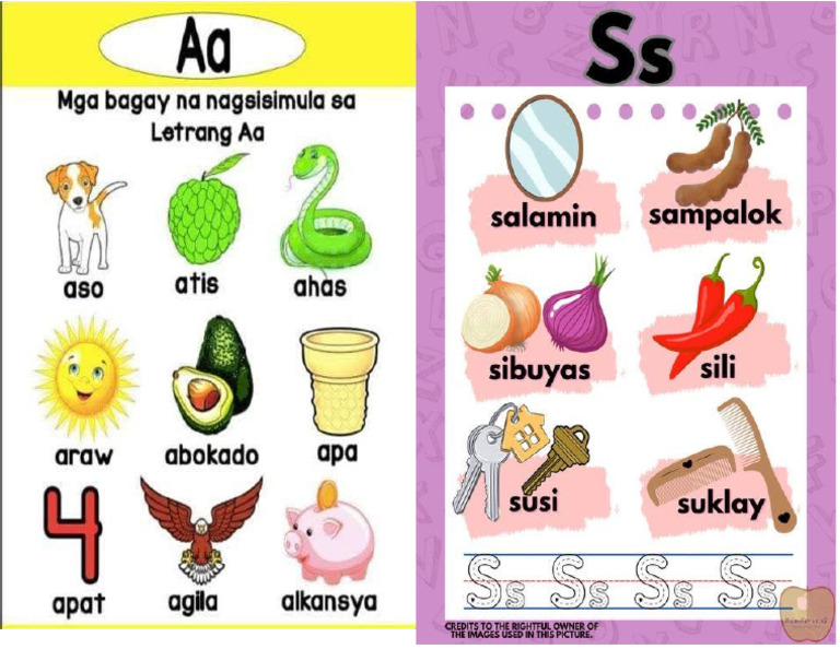 nagsisimula sa letrang A at S | PDF