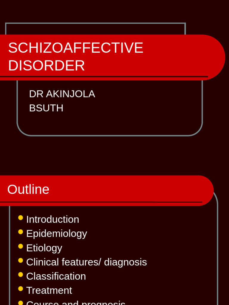 Understanding Schizoaffective Disorder | PDF | Schizophrenia | Mood ...
