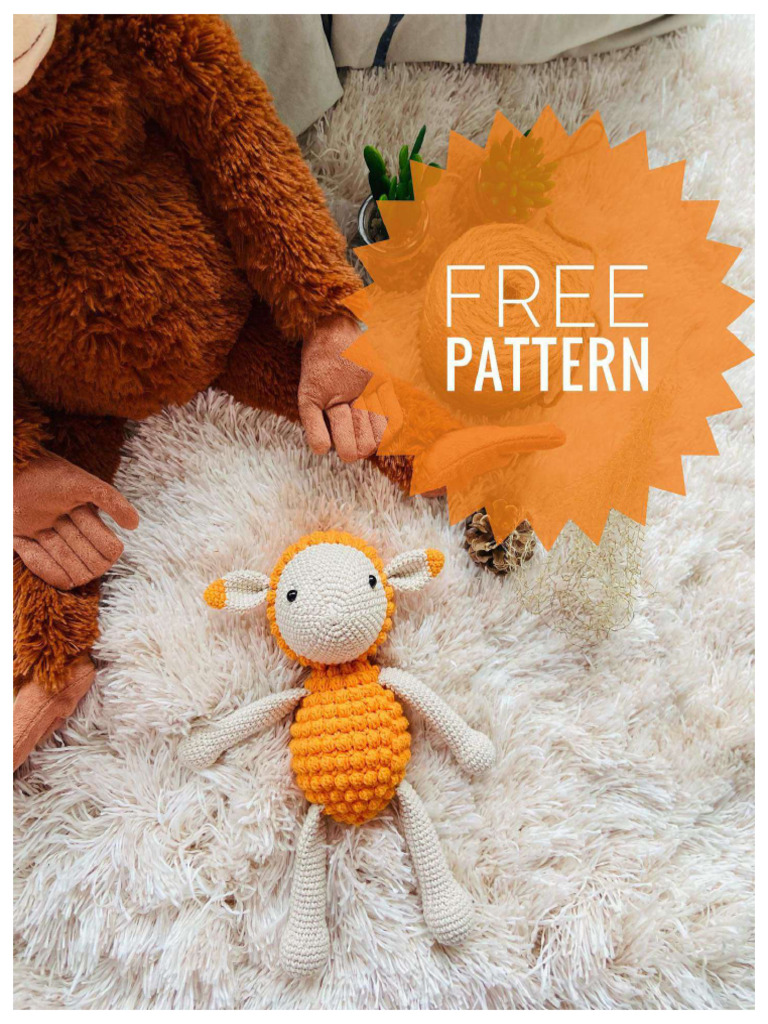 Wool Sheep PDF Amigurumi Free Pattern 1 | PDF