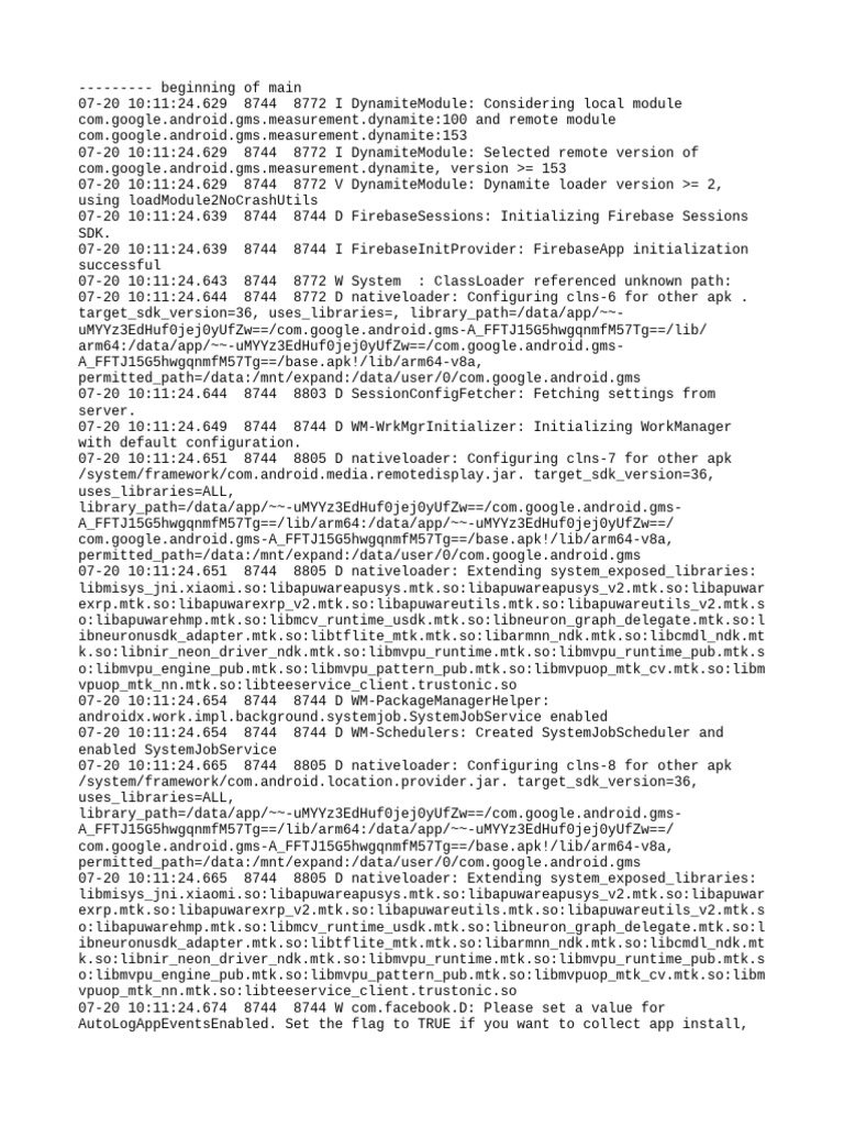 Com - Hello.miheapp - Secretspace Logcat | PDF | Java (Programming ...