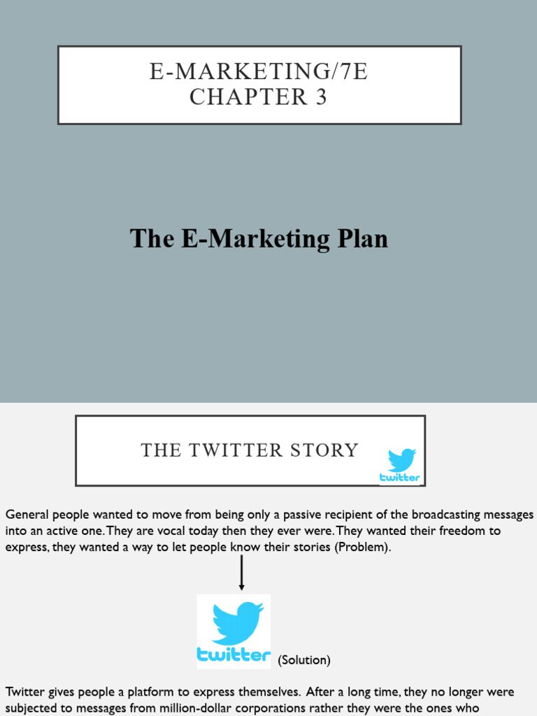 Lecture 3 - E-eMarketing Plan (ESP) - 1 | PDF | Swot Analysis | Marketing