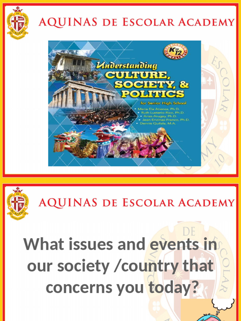 Lesson 1 UCSP - 012931 | PDF | Anthropology | Science