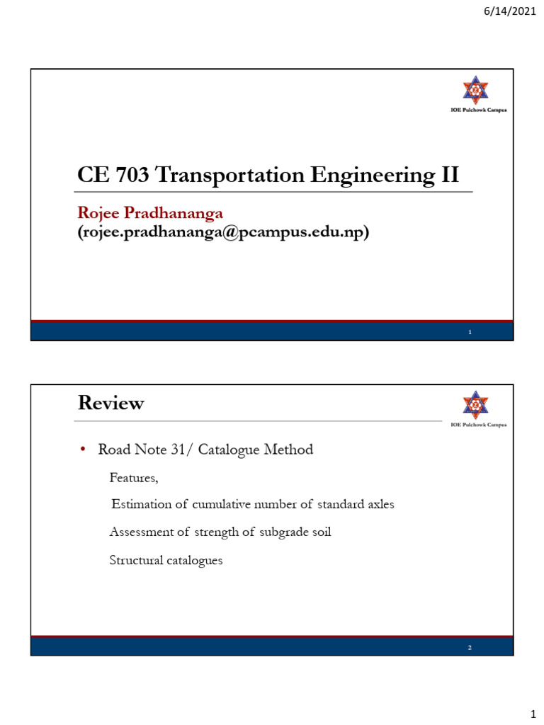 AASHTO Flexible Pavement Design Guide | PDF | Road | Road Surface