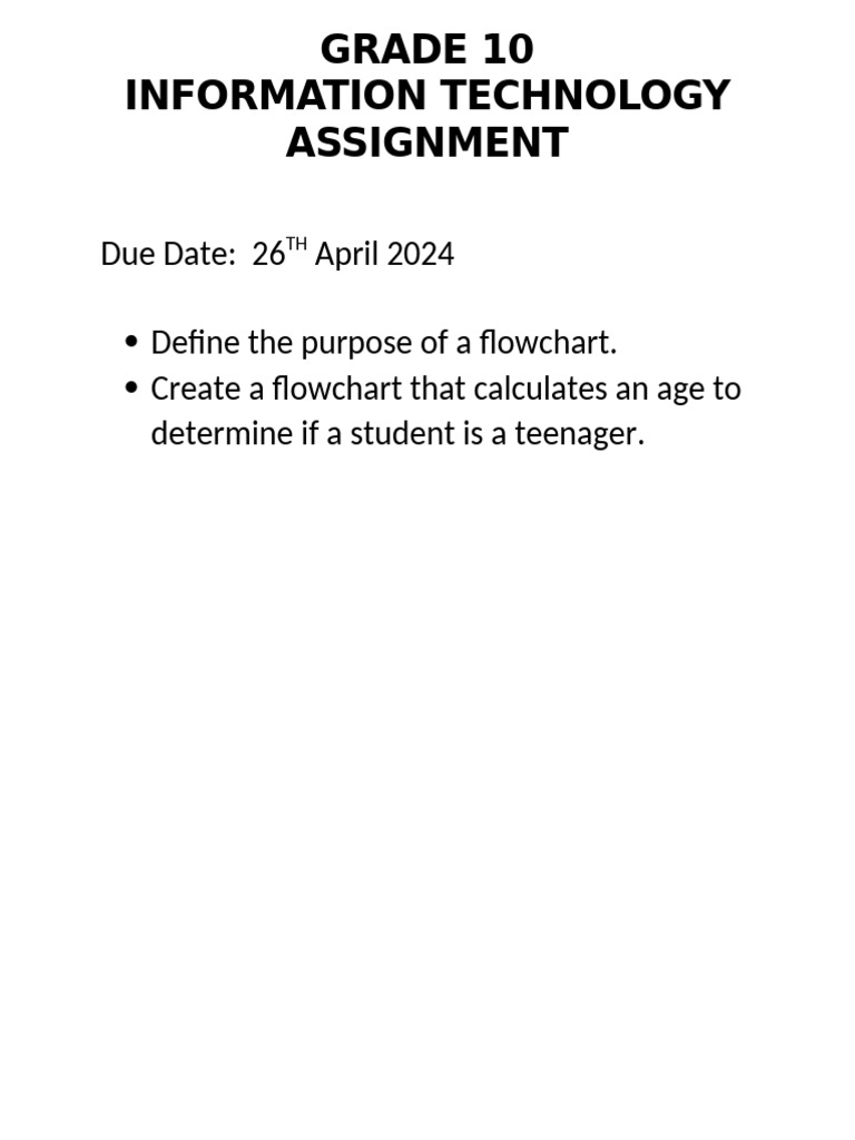 GRADE 10 Assignment | PDF