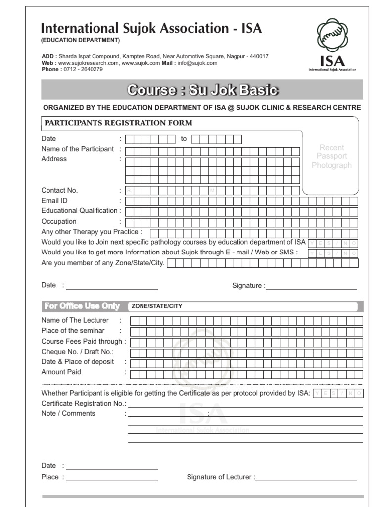 Registration Forms | PDF