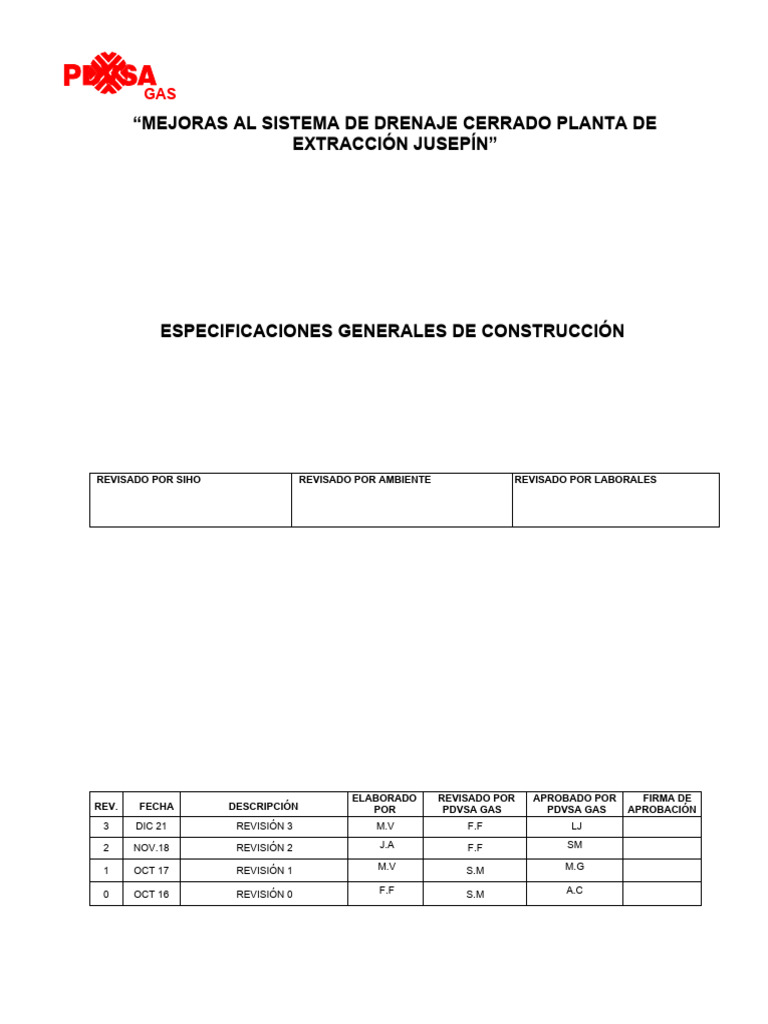 Mejoras Drenaje Cerrado Jusepín | PDF | Derecho laboral | Contratista ...