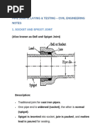 Types of Sewer Joints Explained | PDF | Pipe (Fluid Conveyance ...