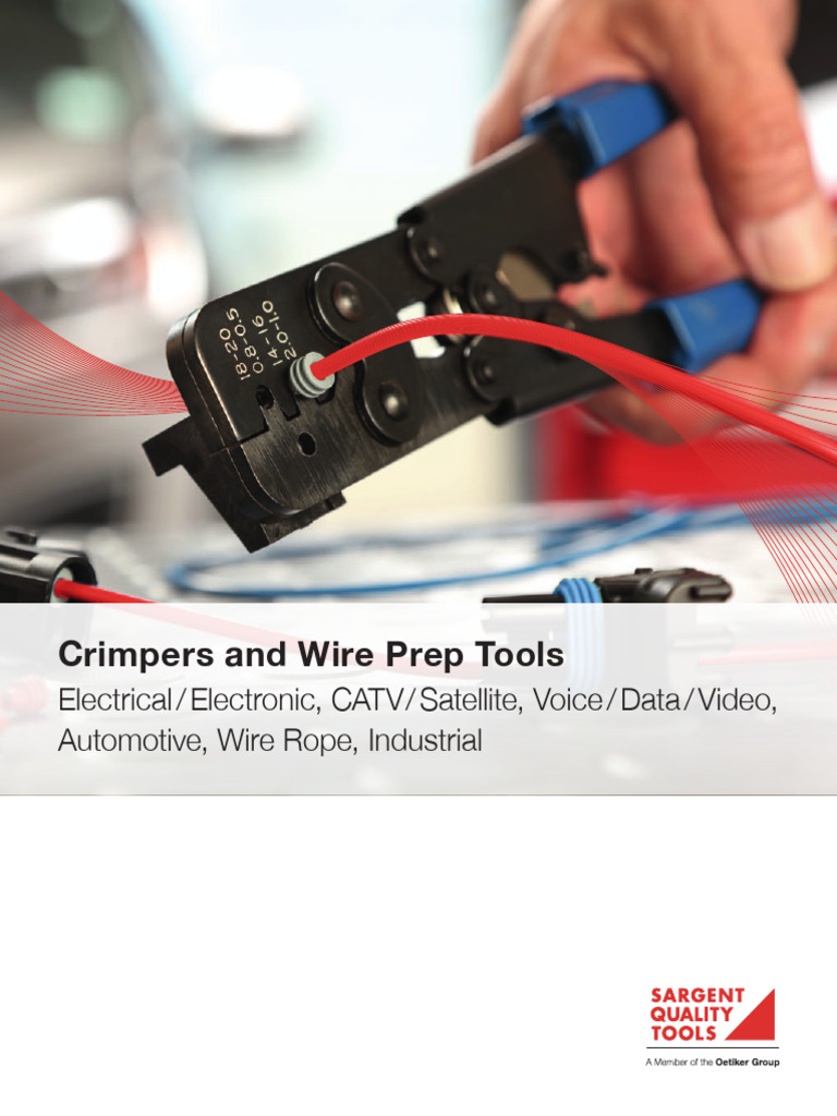 Sargent Tools EETDA Catalog | PDF | Electrical Connector | Coaxial Cable