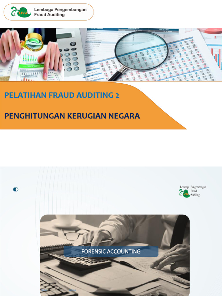 Penghitungan Kerugian Negara - FA2 - MDA | PDF
