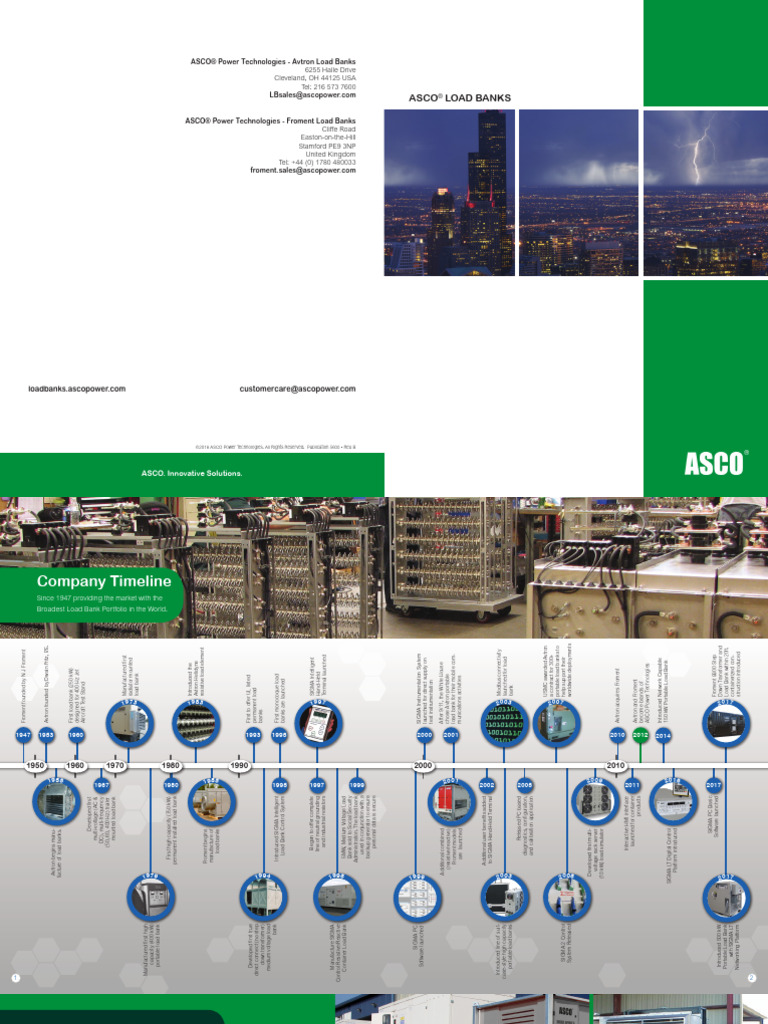 ASCO Load Banks Overview and Benefits | PDF | Transformer | Electric ...