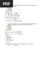 TRain Sums | PDF | Speed | Length