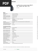 Product Datasheet: Electronic Overcurrent Relay - 0.5..6 A - 220 V AC ...