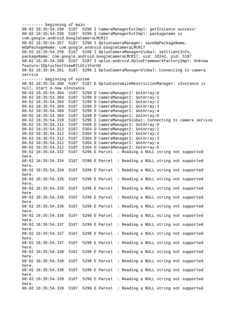 Log Cat 1754141753909 | PDF | Computing Platforms | Software Development