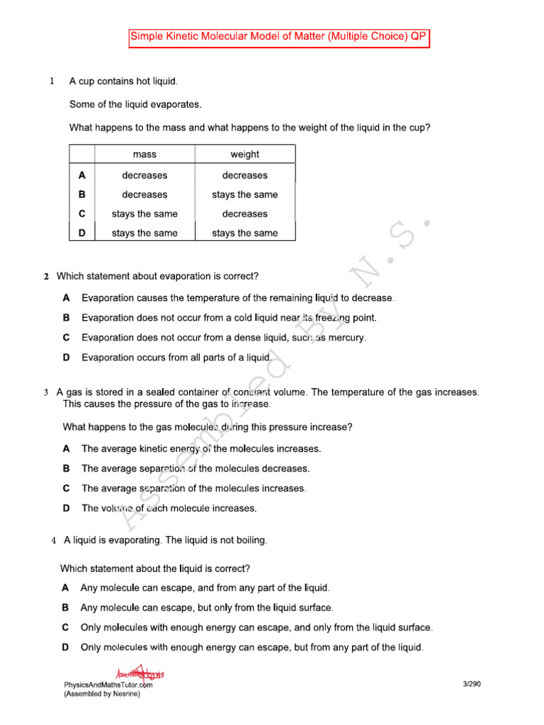 Practice - Chapter 9 - 22 MCqs | PDF