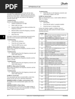 Danfoss Warning Codes | PDF | Electric Motor | Mains Electricity