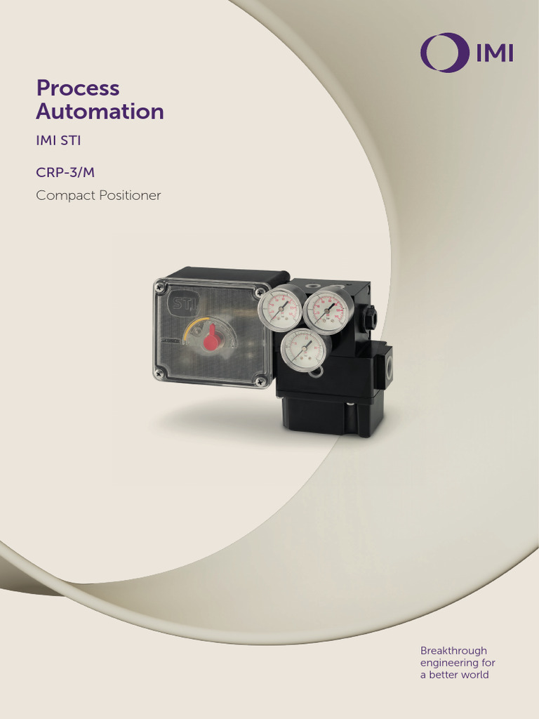 IMI STI CRP-3/M Compact Positioner | PDF | Actuator | Valve