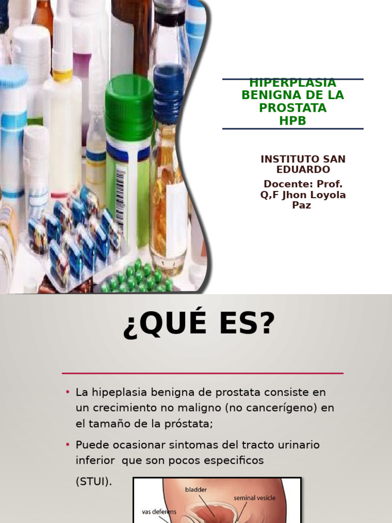 Hiperplasia Benigna de La Prostata HPB | PDF | Próstata | Cáncer