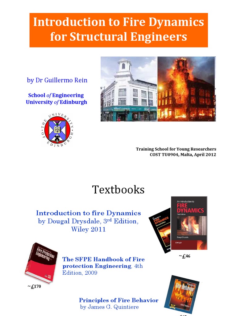 Introduction To Fire Dynamics For Structural Engineers (School For ...