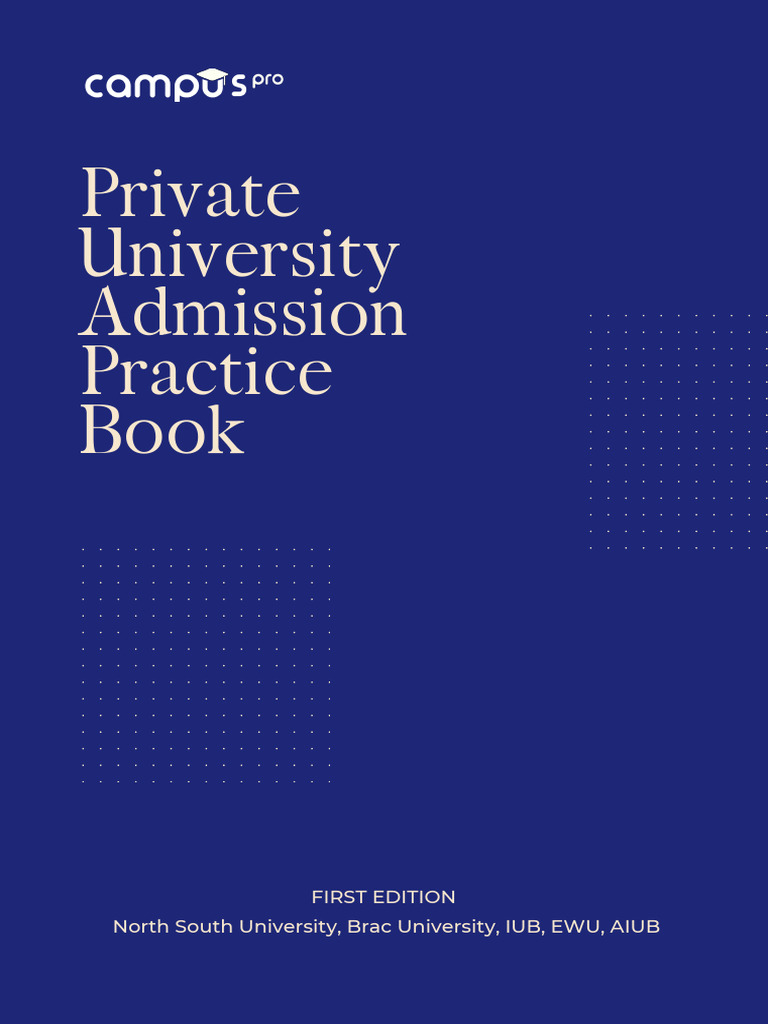 Private University Admission Practice Guide | PDF | Prices | Profit ...