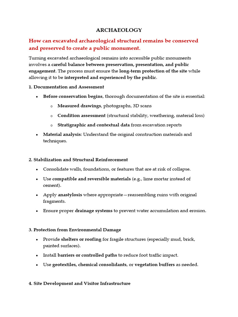 Archaeology 1 | PDF | Archaeology