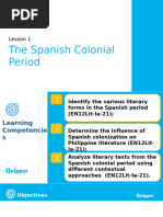 The Spanish Colonial Period | PDF | Philippines | Spanish East Indies