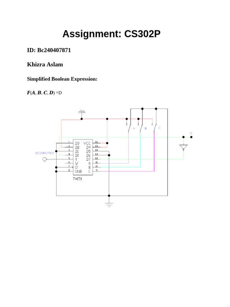 Spring 2025 - CS302P - 2 - BC240407871 | PDF