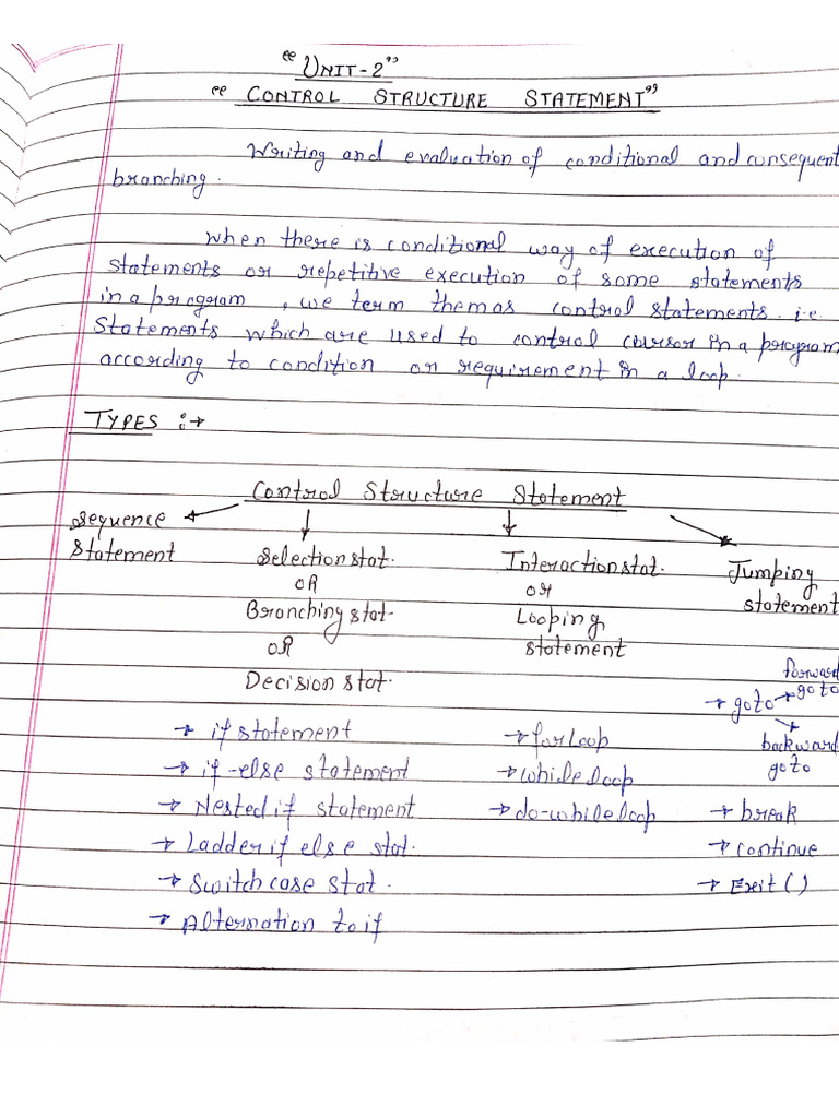 Pps Unit-2 Notes | PDF
