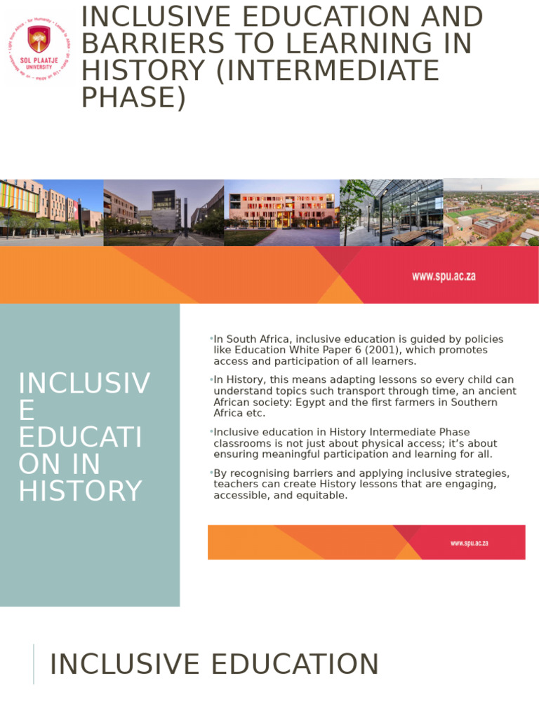 ESSI620 INCLUSIVE EDUCATION | PDF | Inclusion (Education) | Learning