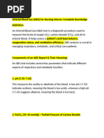 Arterial Blood Gas (ABGs) Analysis Ultimate Guide - Nurseslabs | PDF ...