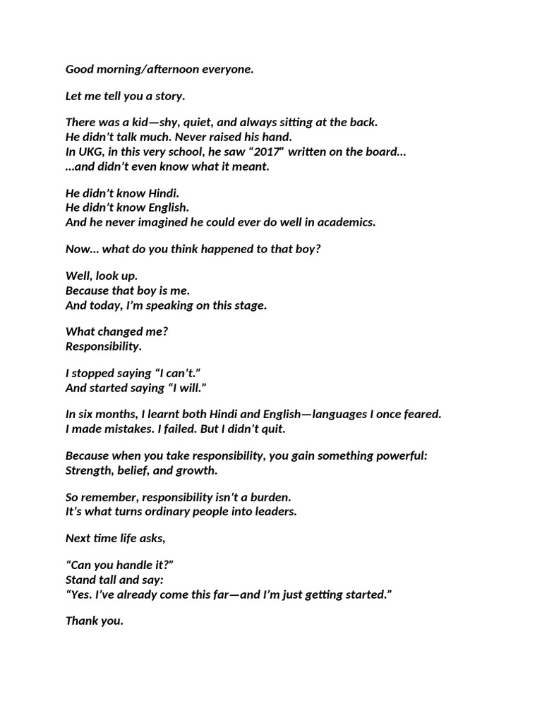 Assembly Topic | PDF
