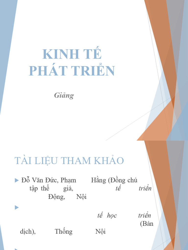 KTPT - C1. Nhung Van de Chung Cua KTPT | PDF
