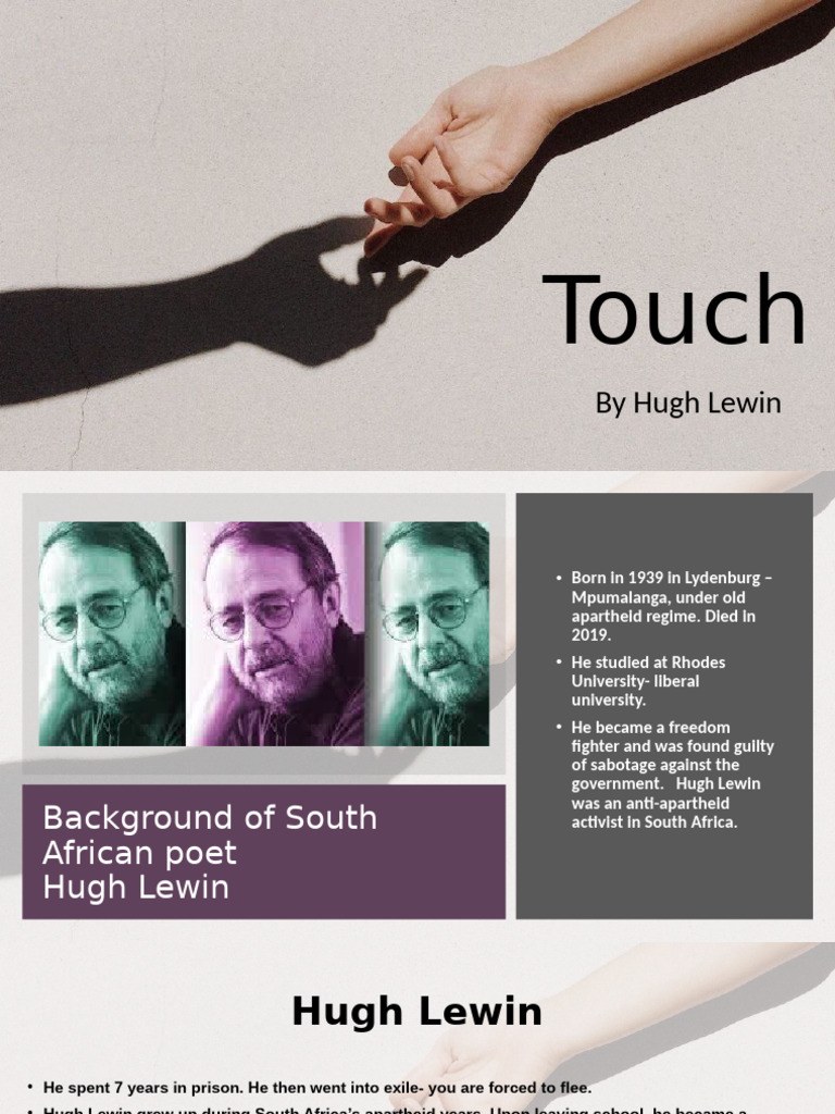 Analyzing "Touch" by Hugh Lewin | PDF